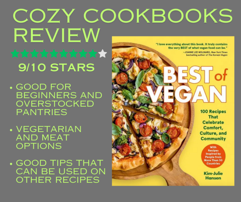 Cozy Cookbook Review: Best of Vegan - The Cozy Chill